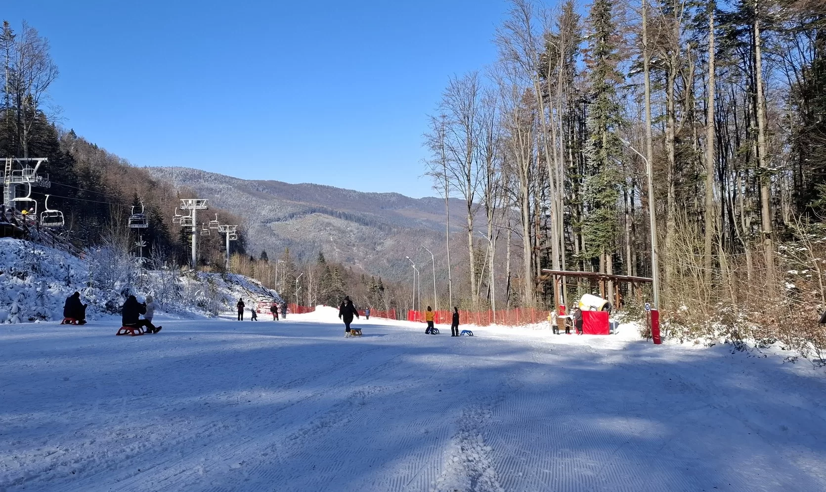 Locul perfect pentru săniuș in judetul Bacău - Bacau.NET